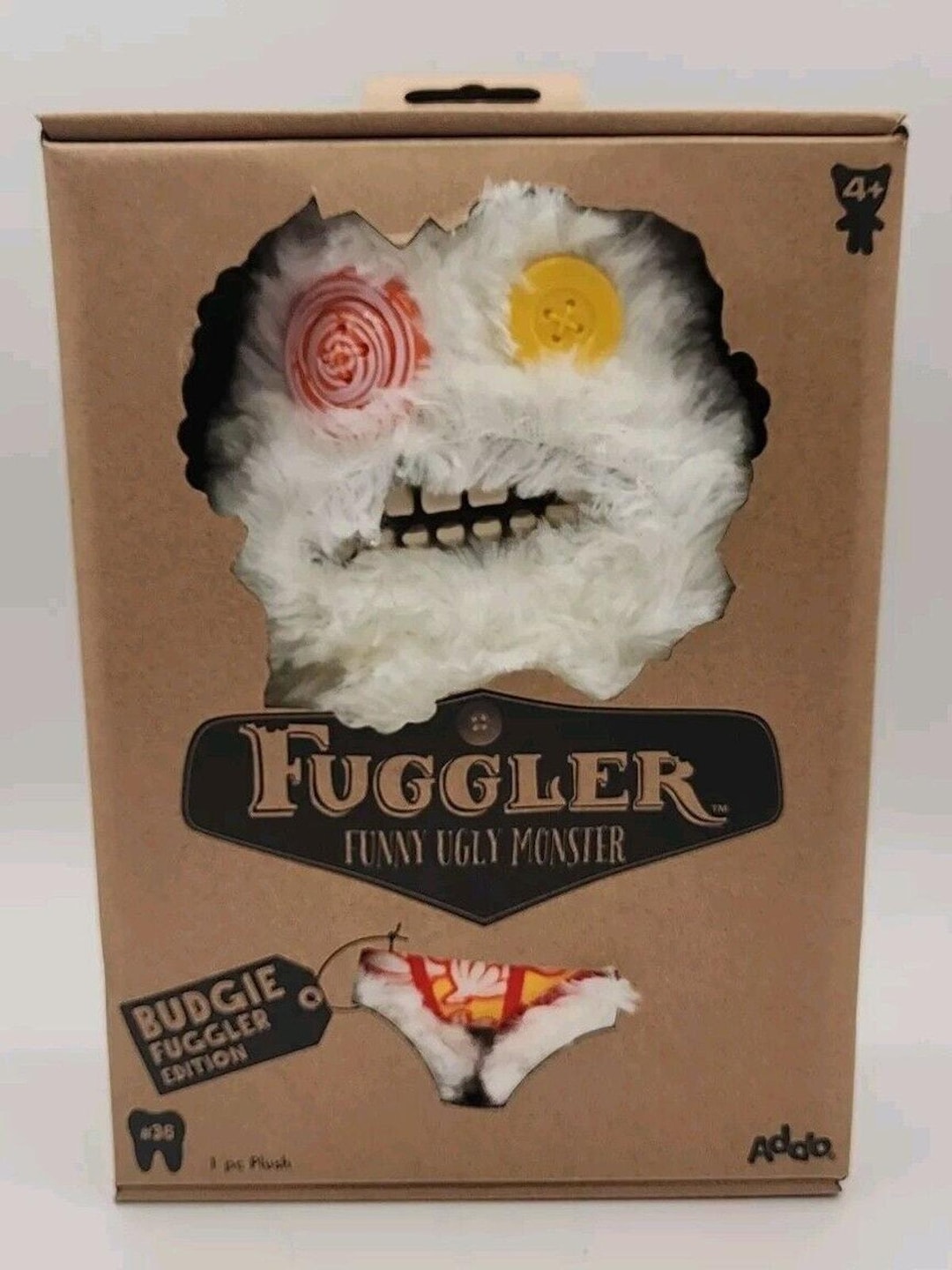 New Fuggler Plush Funny Ugly Monster Budgie Fuggler Ed. #36 Sasquoosh ...