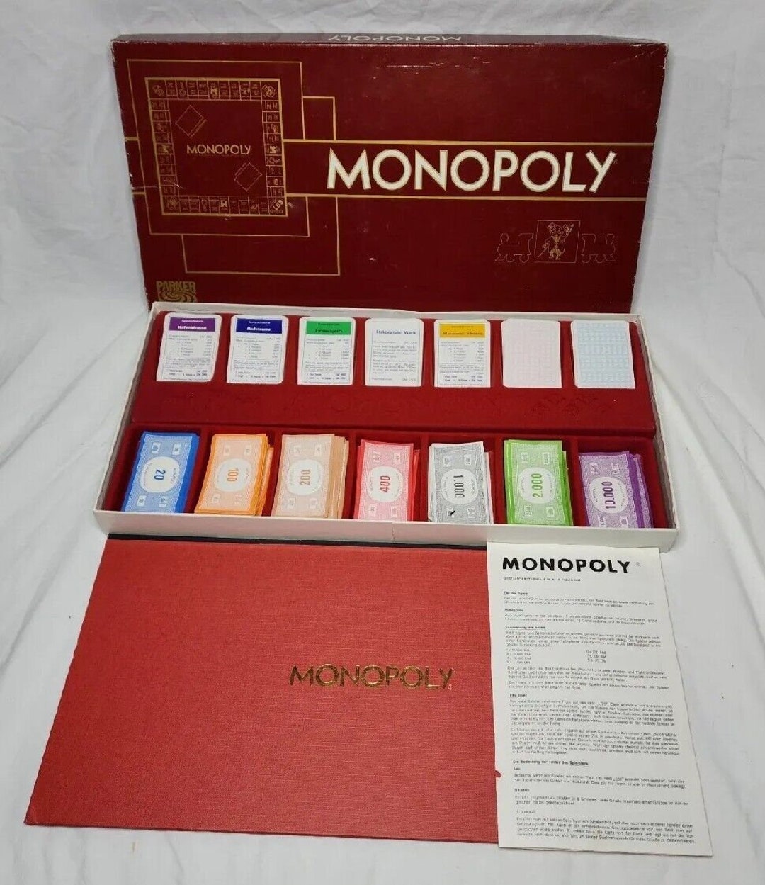 1961 Monopoly Vintage German Parker Brothers Made in France WH - Etsy