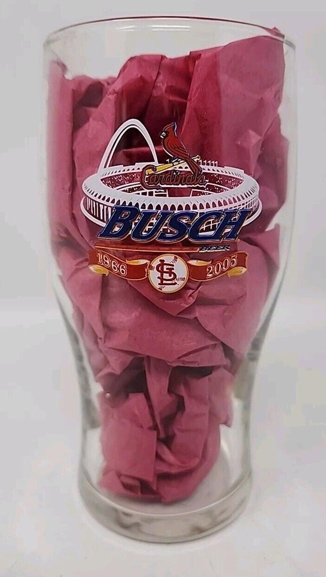 Busch Beer Busch Stadium 1966-2005 Final Season STL Cardinals Glass ...