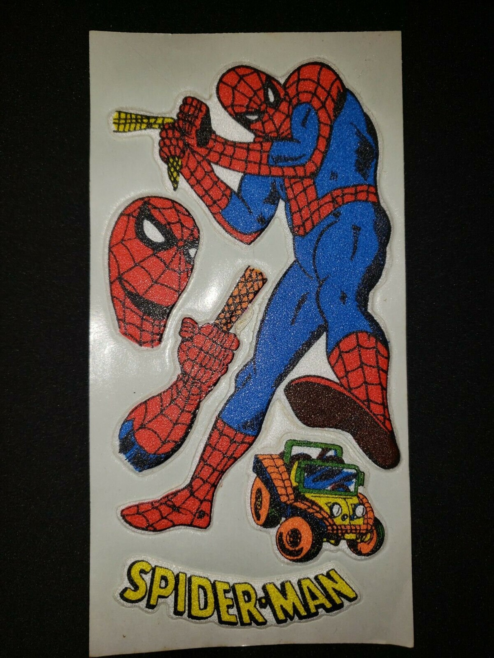 Vintage Spider Man Dc Comics Super Hero Old Puffy Stickers - Etsy