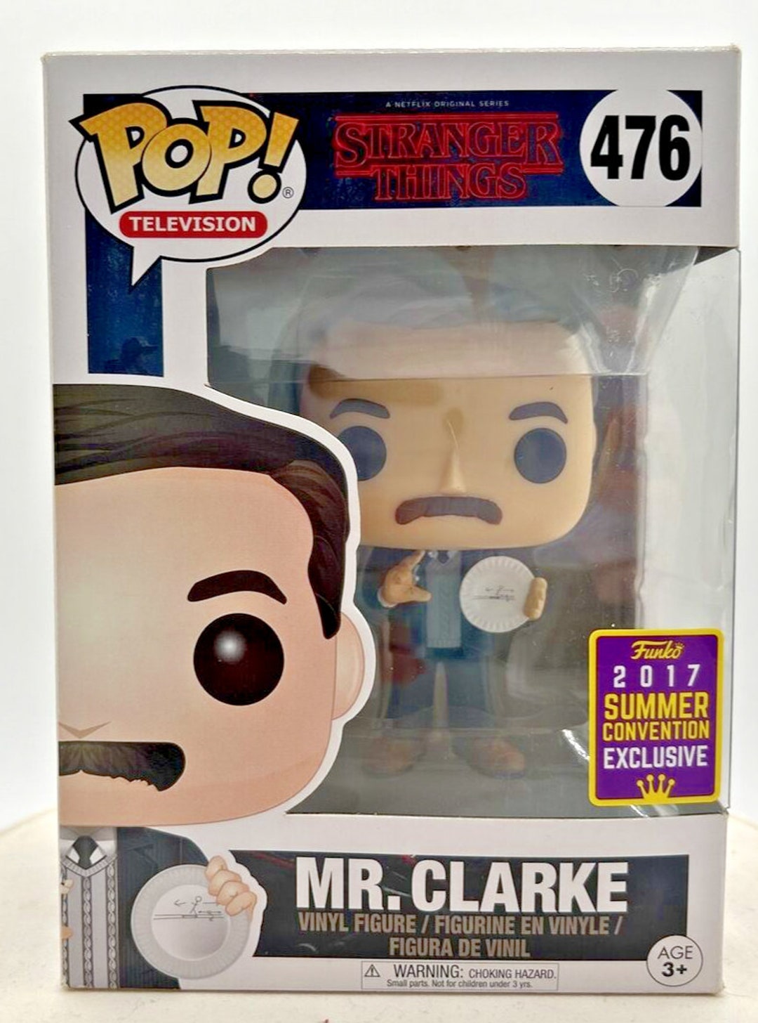 Funko Pop Stranger Things Mr. Clarke 476 F18 - Etsy