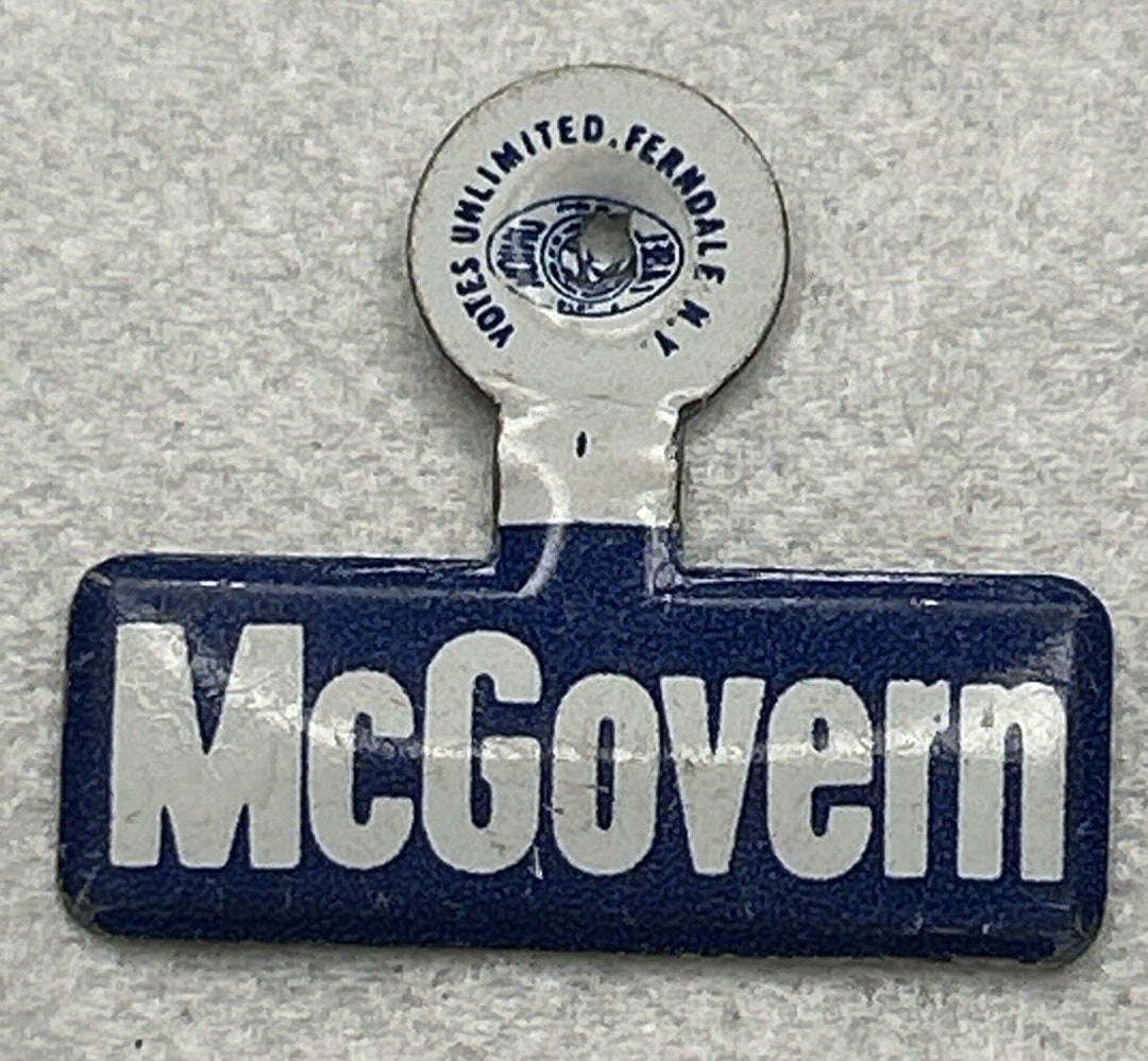 1972 Mcgovern Political Fold Over Pin SKU PB91-6 - Etsy