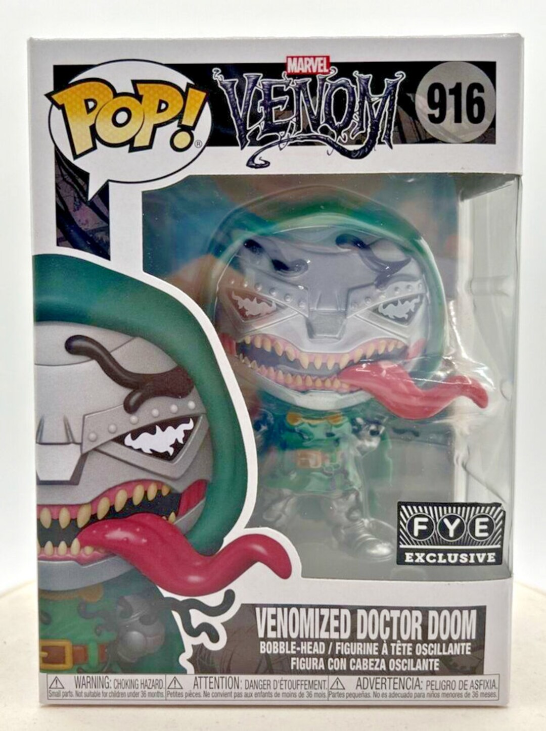 Funko Pop Marvel Venom Venomized Doctor Doom FYE Exclusive 916 F25 - Etsy