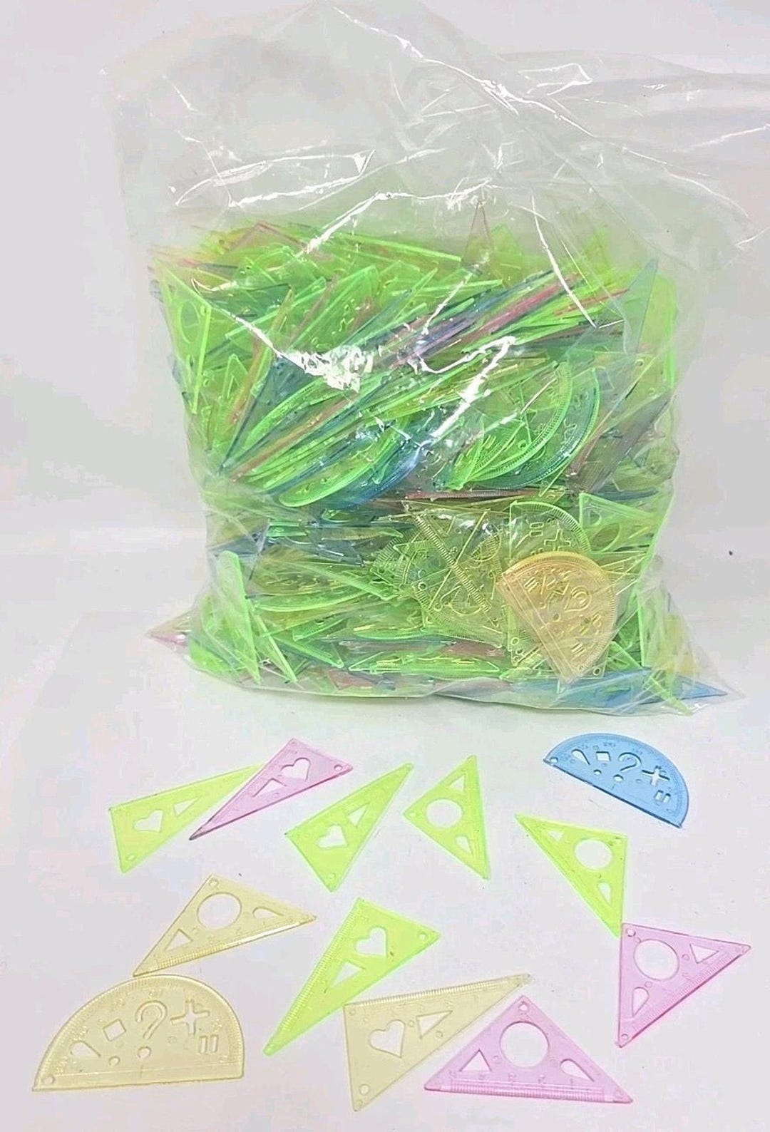 Lot of About 8 Gross Mini Triangle Protractor Geometry Toys NOS - Etsy