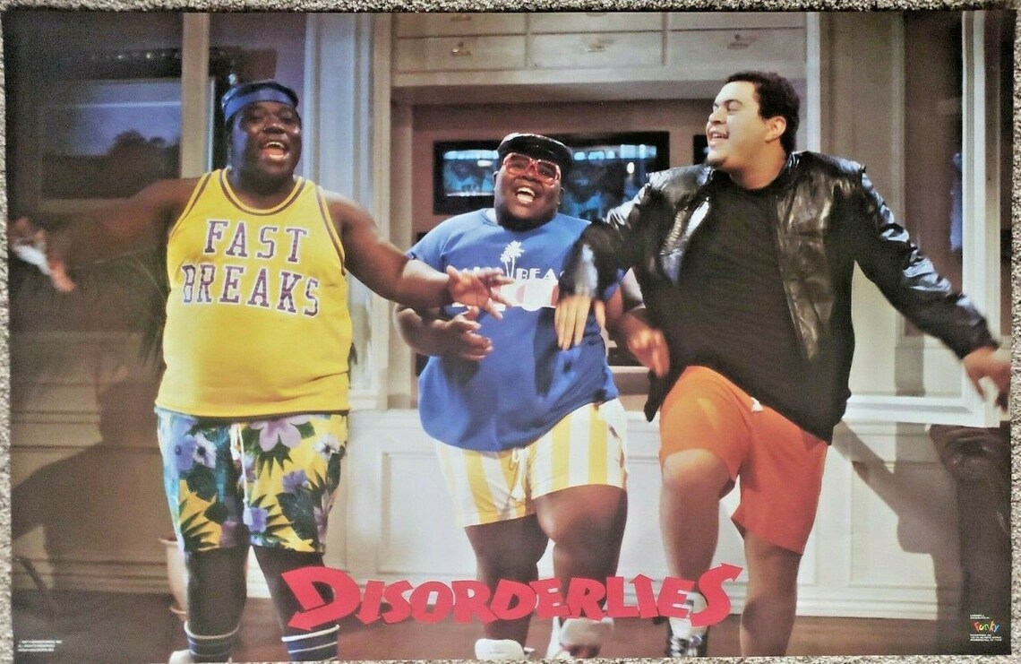 Vintage 1987 Fat Boys Disorderlies Movie Poster Funky Warner | Etsy