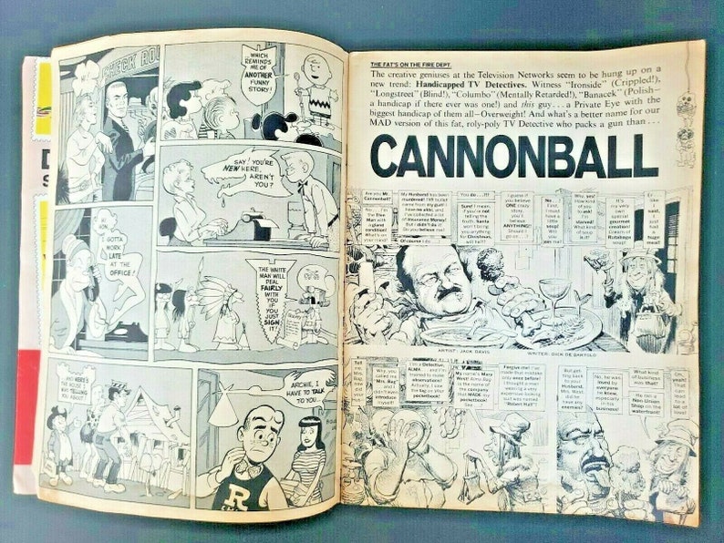 1970 Rare Mad Magazine July No.160 static Tv M304 - Etsy