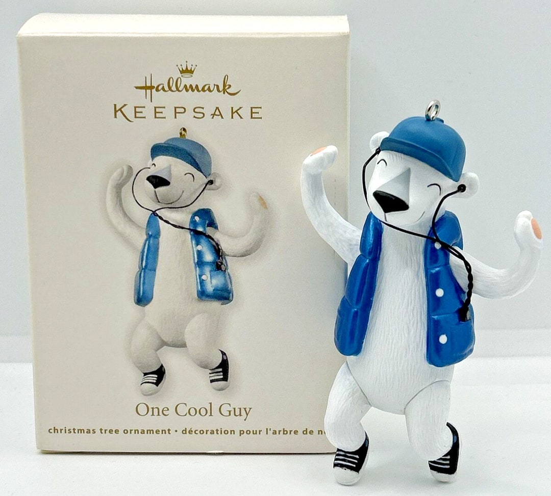 Vtg Hallmark One Cool Guy Keepsake Ornament U59 - Etsy