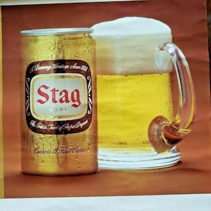 Vintage Stag Beer Presents 1975 St Louis Blues Hockey KPLR TV 11 Store ...