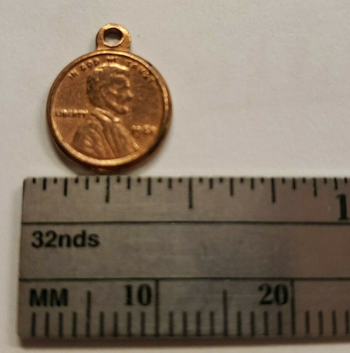 Miniature us lincoln penny 1964 mini token charm pendant | Etsy