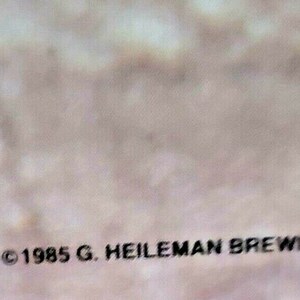 1985 Old Style Light Beer Poster style Shows Store / Tavern Beer ...