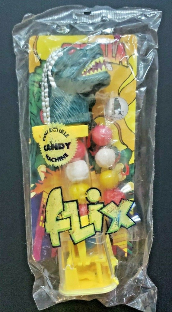 1994 Vintage Godzilla Flix Candy Dispenser Sealed in Original - Etsy