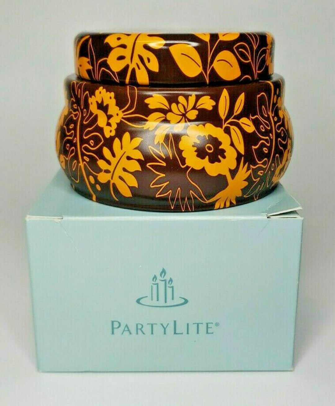 Vintage Retired Partylite 4 Oz Bird of Paradise Tin Candle New in Box ...