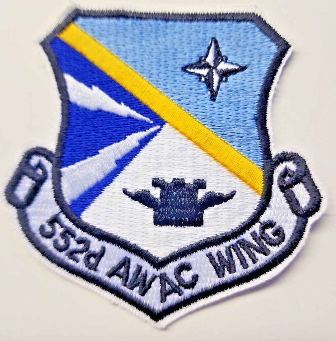 Vintage Usaf Military 552d Air Control Wing Patch 3x 3 Green Pb156 - Etsy