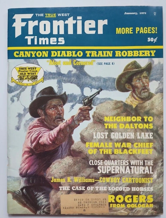Frontier times vintage magazine jan, 1971 "canyon dia… - Gem