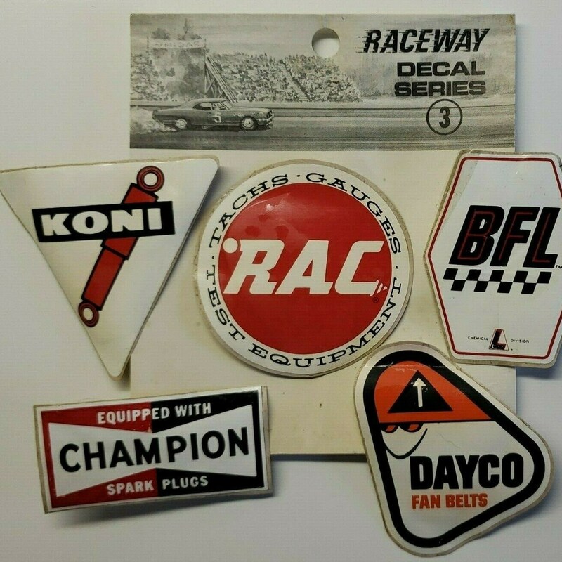 Vintage Racing Decals - Etsy