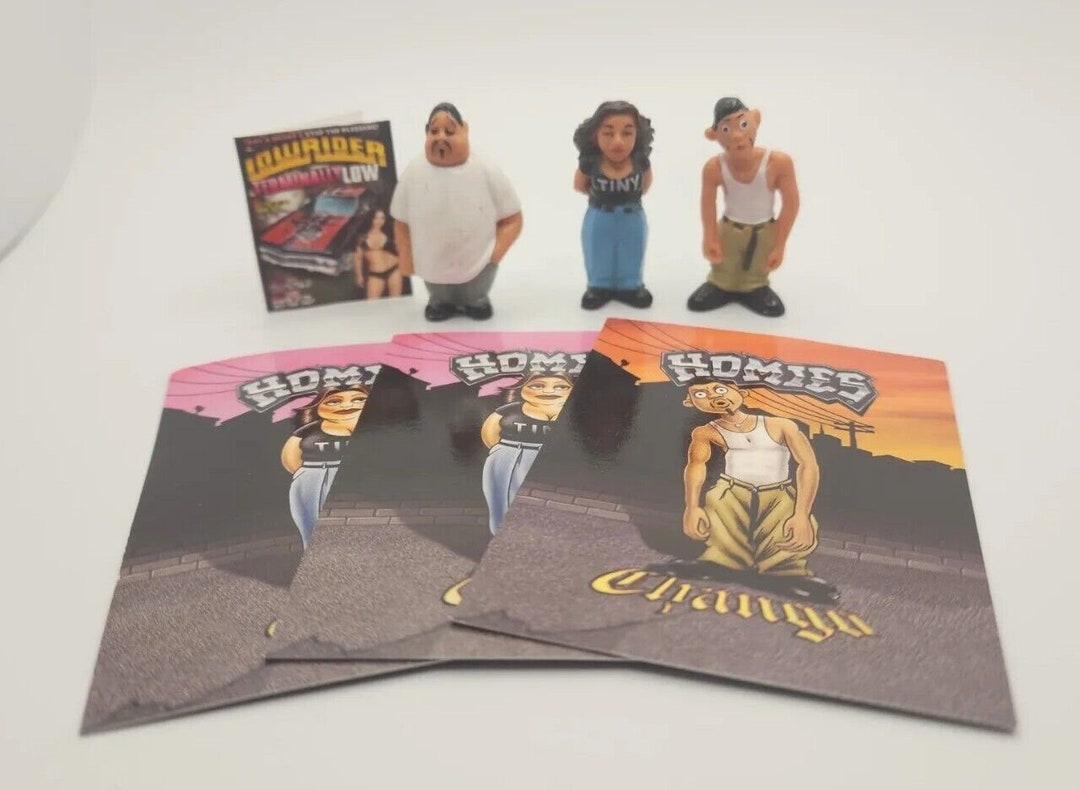 Homies Series 2 Lot of 3 1.75 Vending Figures 3 Card 1 Mag 236A2 - Etsy