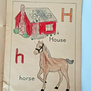 1945 Abc Coloring Book 4806 Merrill Publishing Co Chicago Ill - Etsy