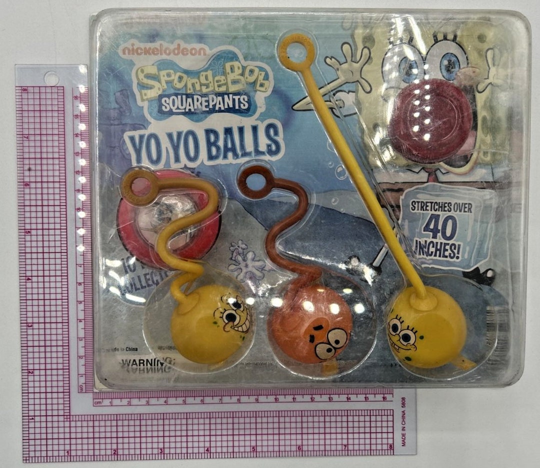 Vintage Vending Display Board Spongebob Yo Yo Balls 0209 - Etsy