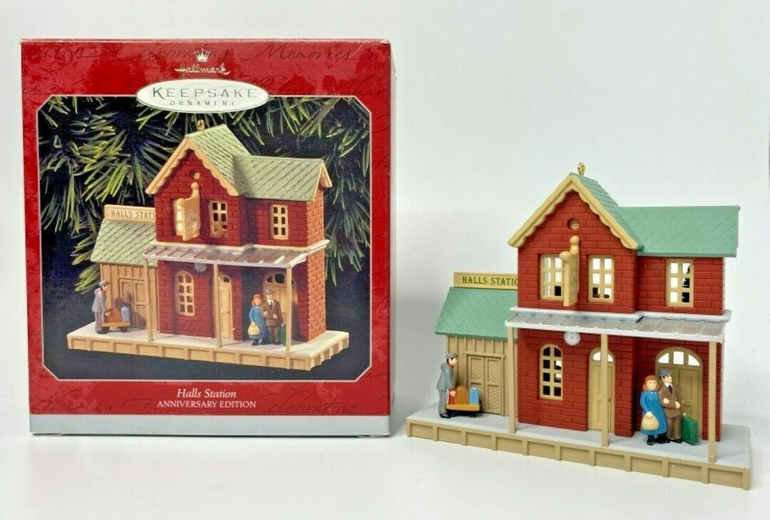 1998 Hallmark Halls Station Anniversary Edition Ornament U35 - Etsy