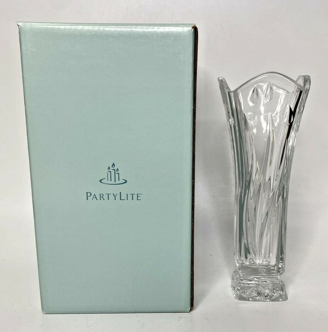 Partylite Signature Crystal Bud Vase Retired NIB P14B/P7056 - Etsy
