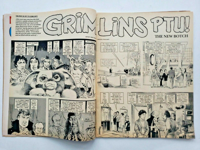 1990 Mad Magazine October No. 290 gremlins Ii Gizmo / - Etsy