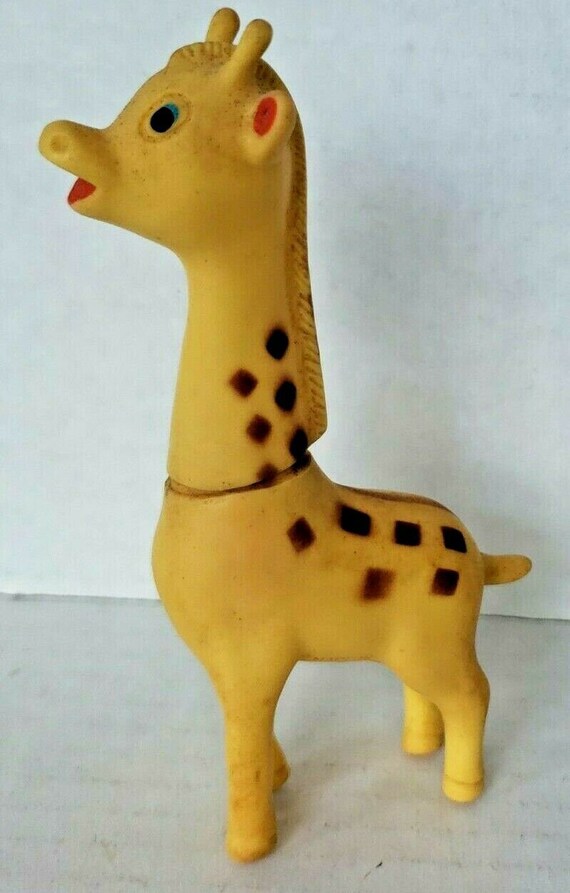Vintage Rubber Giraffe Gem