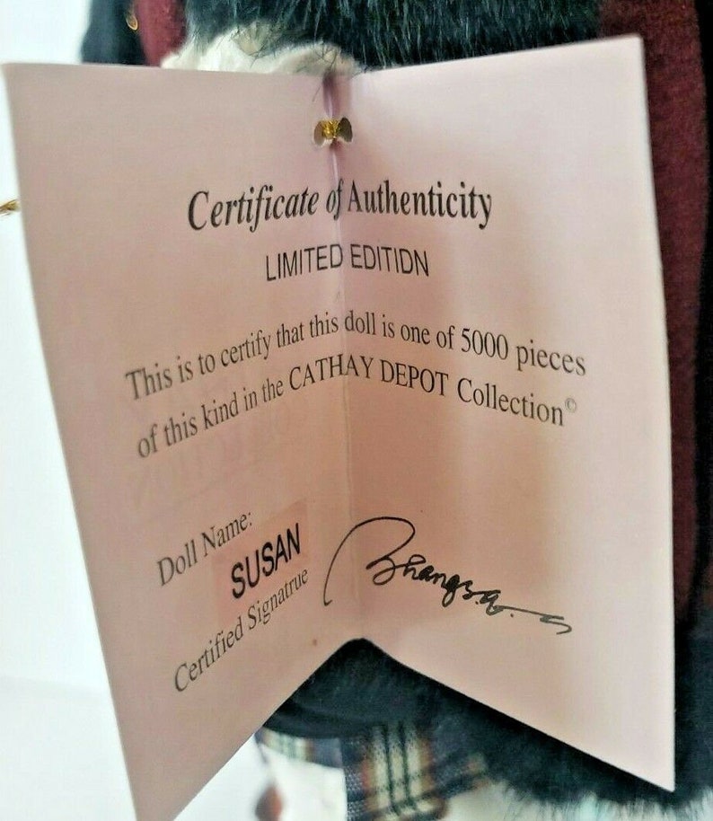 Vintage Cathy Collection Susan 17 Porcelain Doll of 5000 - Etsy