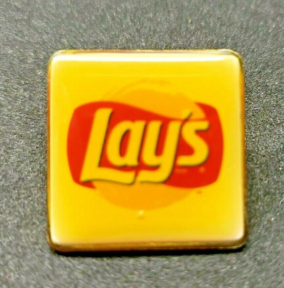 Vintage 1980's Lays Potato Chips Lapel Hat Jacket Pin New Old Stock ...