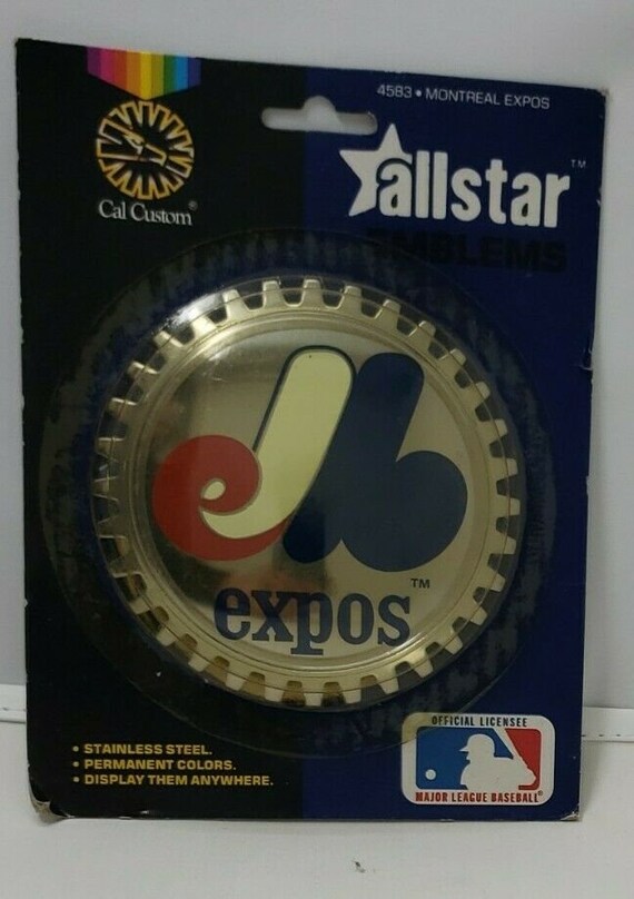 Vintage collector's car badge montreal expos metal em… - Gem