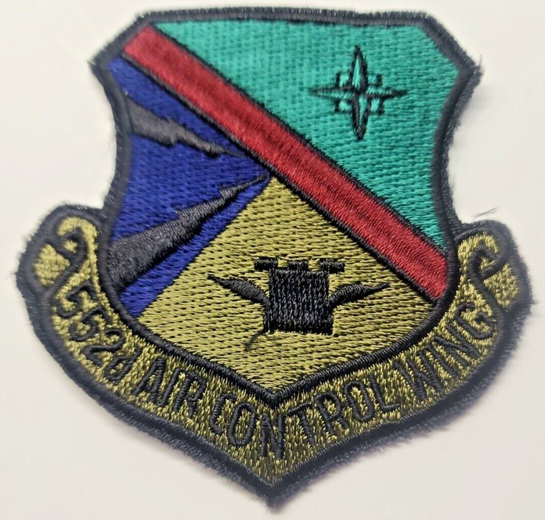 Vintage USAF Military 552d Air Control Wing Patch 3x 3 Green PB195 - Etsy