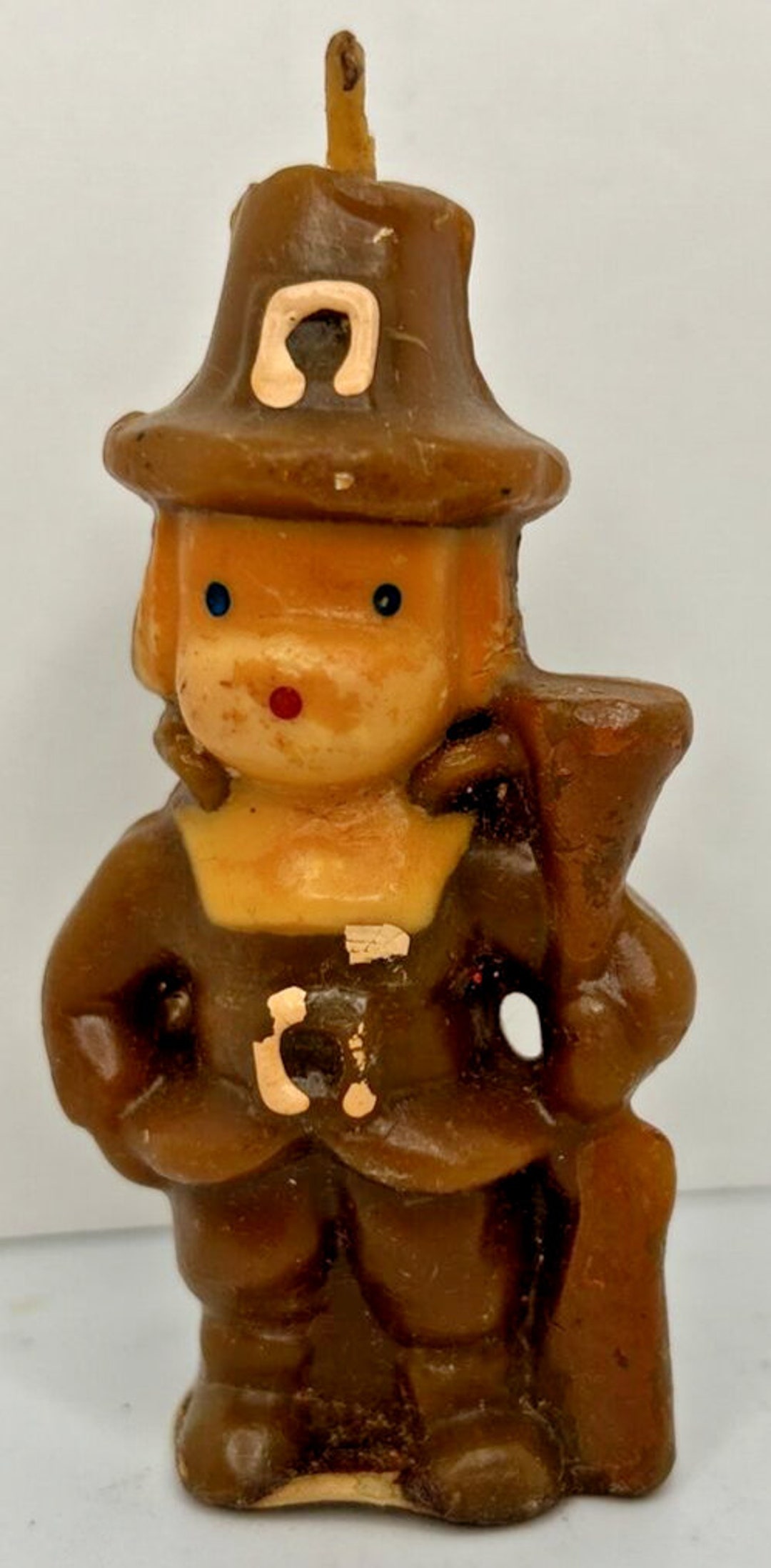 Vintage Gurley Pilgrim Thanksgiving Candle 3.5" Sku H556 - Etsy