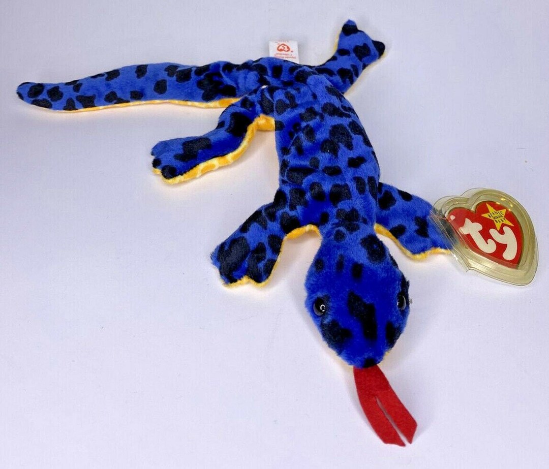 1995 Ty Beanie Baby "lizzy" Retired Lizard BB7 - Etsy
