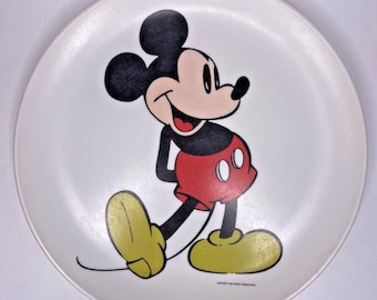 Mickey Mouse Vintage Plate - Etsy