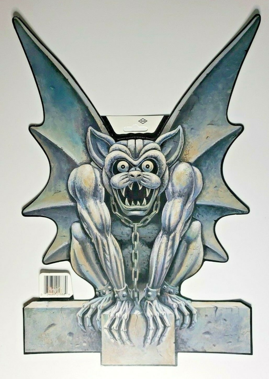 1998 Beistle Co Die Cut Gargoyle Chains Halloween Wall Decorations New ...