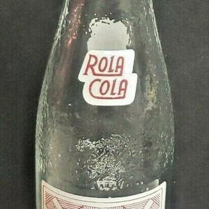 Vintage 1953 Rola Cola Soda Pop Bottle 12oz Erie, Pa Very Clean B1-30 ...