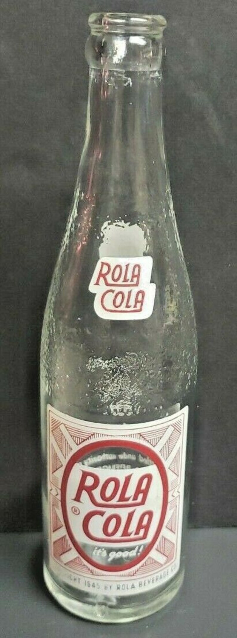 Vintage 1953 Rola Cola Soda Pop Bottle 12oz Erie Pa Very - Etsy