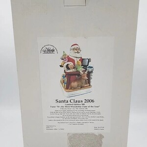 Melody in Motion Vtg Santa It's the Most Wonderful Time of the Year Box ...