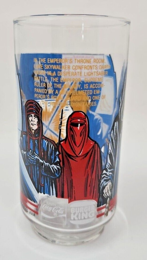 1983 star wars return of the jedi burger king glass l… - Gem