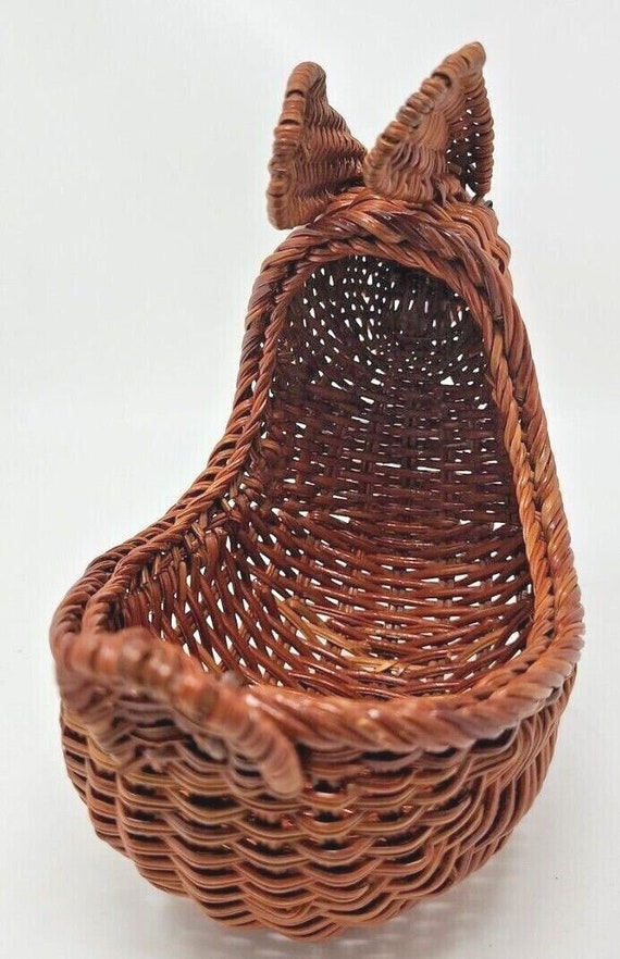 Vintage avon wicker menagerie hare rabbit bunny baske… - Gem