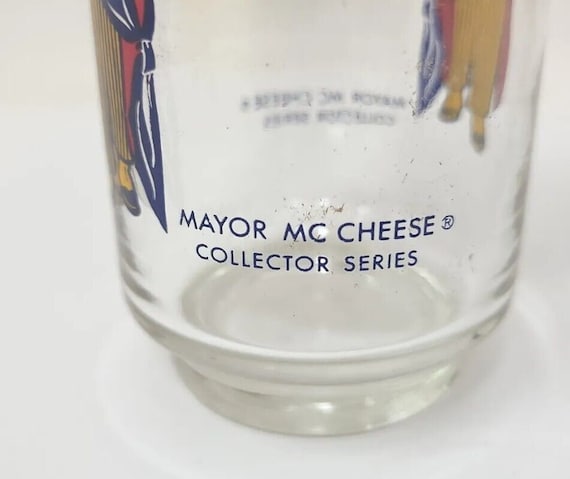 1970's mcdonald's mayor mc cheese glass collector ser… - Gem