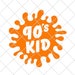 90's Baby PNG / 90's Kid / Nick PNG / Orange Splat - Etsy