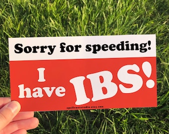 Gen Z Bumper Sticker sorry for Speeding I Have - Etsy