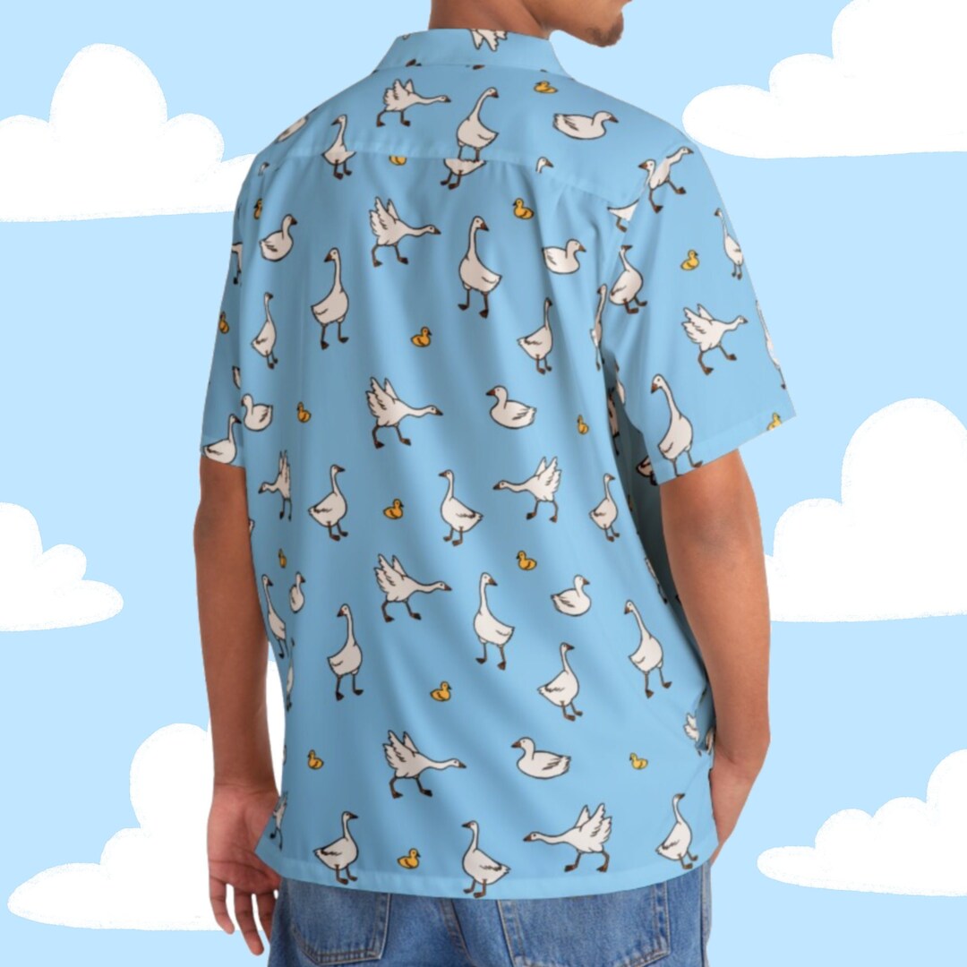Goose Funky Button up by Spellcast Studio - Etsy