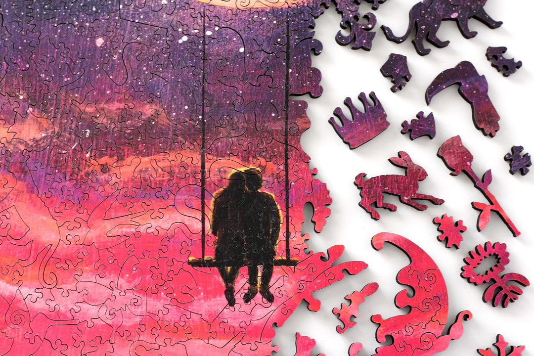 Romantic Valentines Wooden Jigsaw Puzzle Gift for Her, Reasons Why I ...