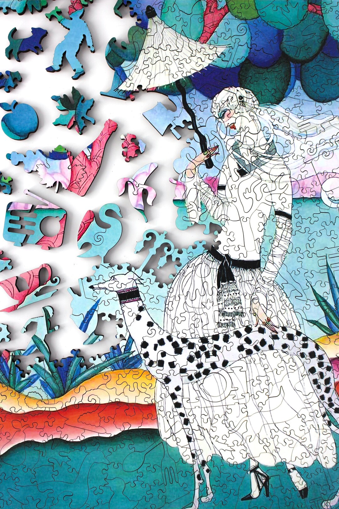 Wooden Jigsaw Puzzle for Adults a 1922 Unmatched Board Game Vogue Cover ...