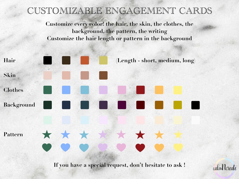 Downloadable Personalized Customizable Digital Engagement Card Couple ...