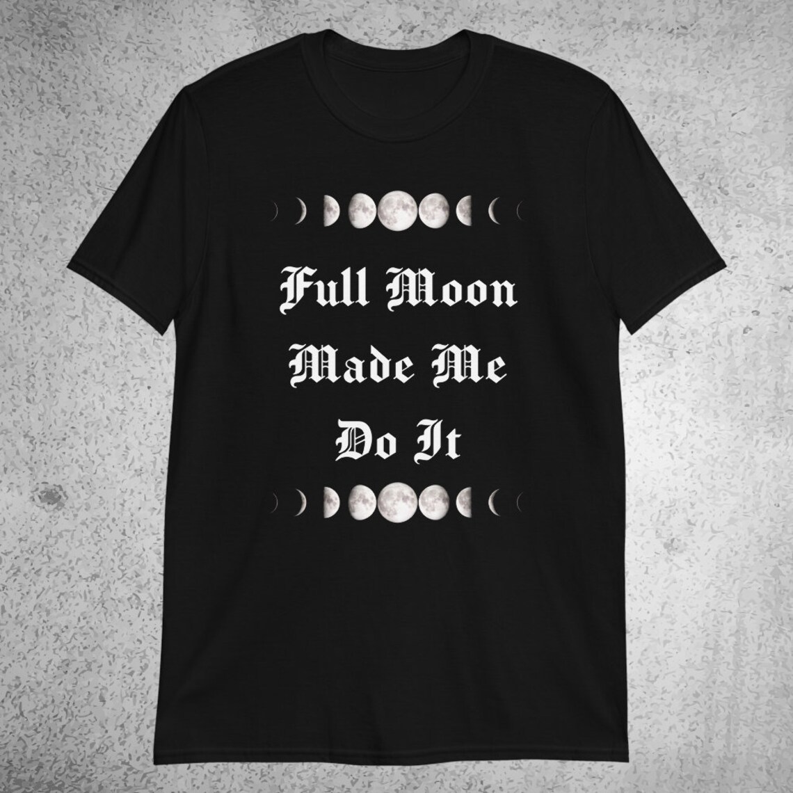 Moon Witch Shirt Full Moon Shirt Moon Phase Shirt Celestial | Etsy