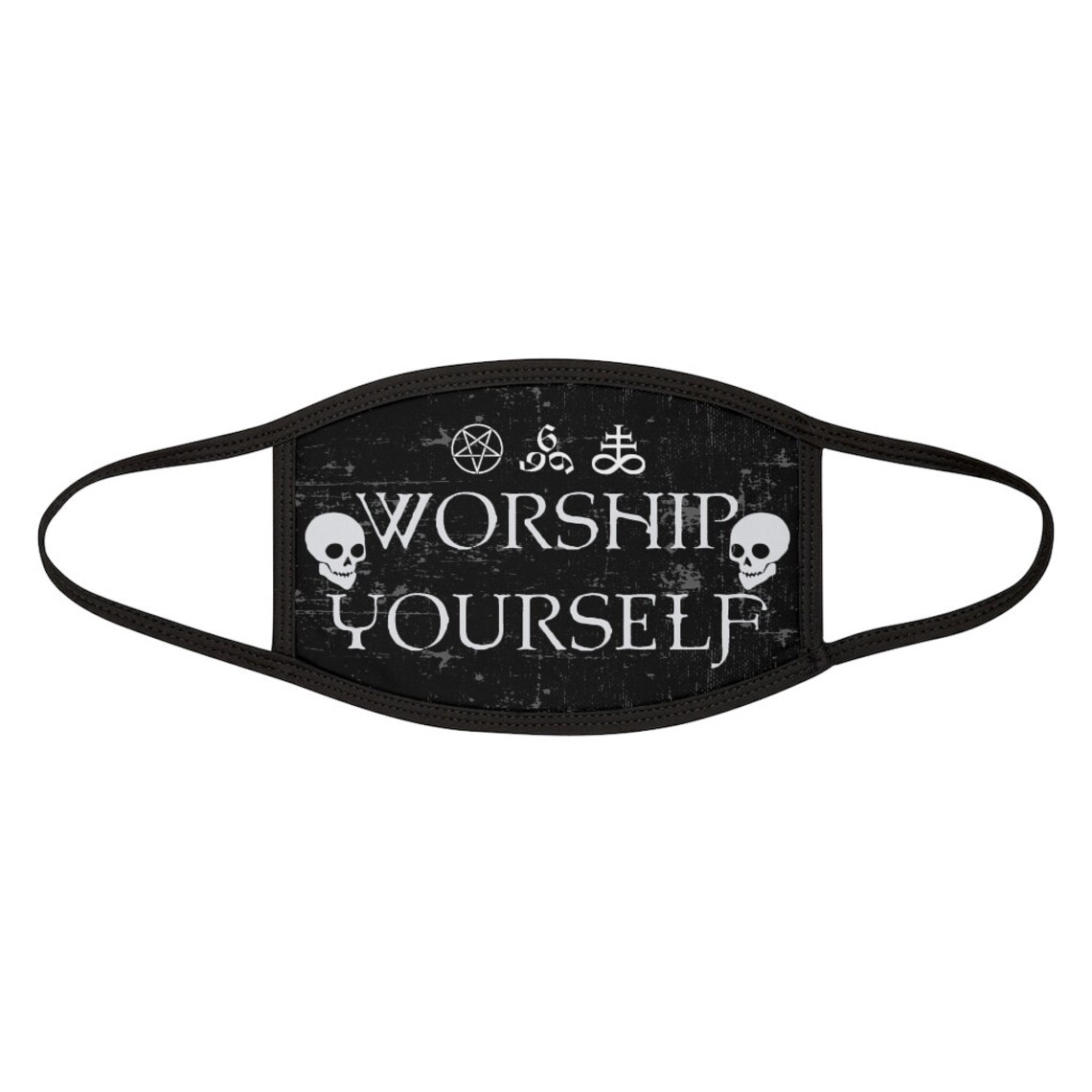 Satanic Face Mask Satanist Mask Leviathan Cross Mask 666 - Etsy