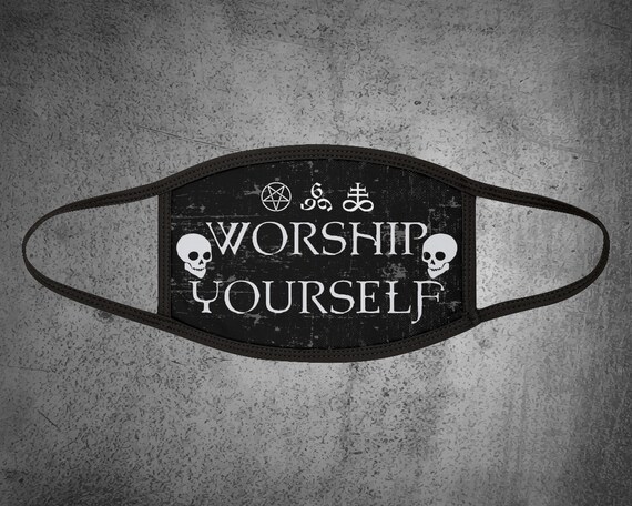 Satanic Face Mask Satanist Mask Leviathan Cross Mask 666 - Etsy