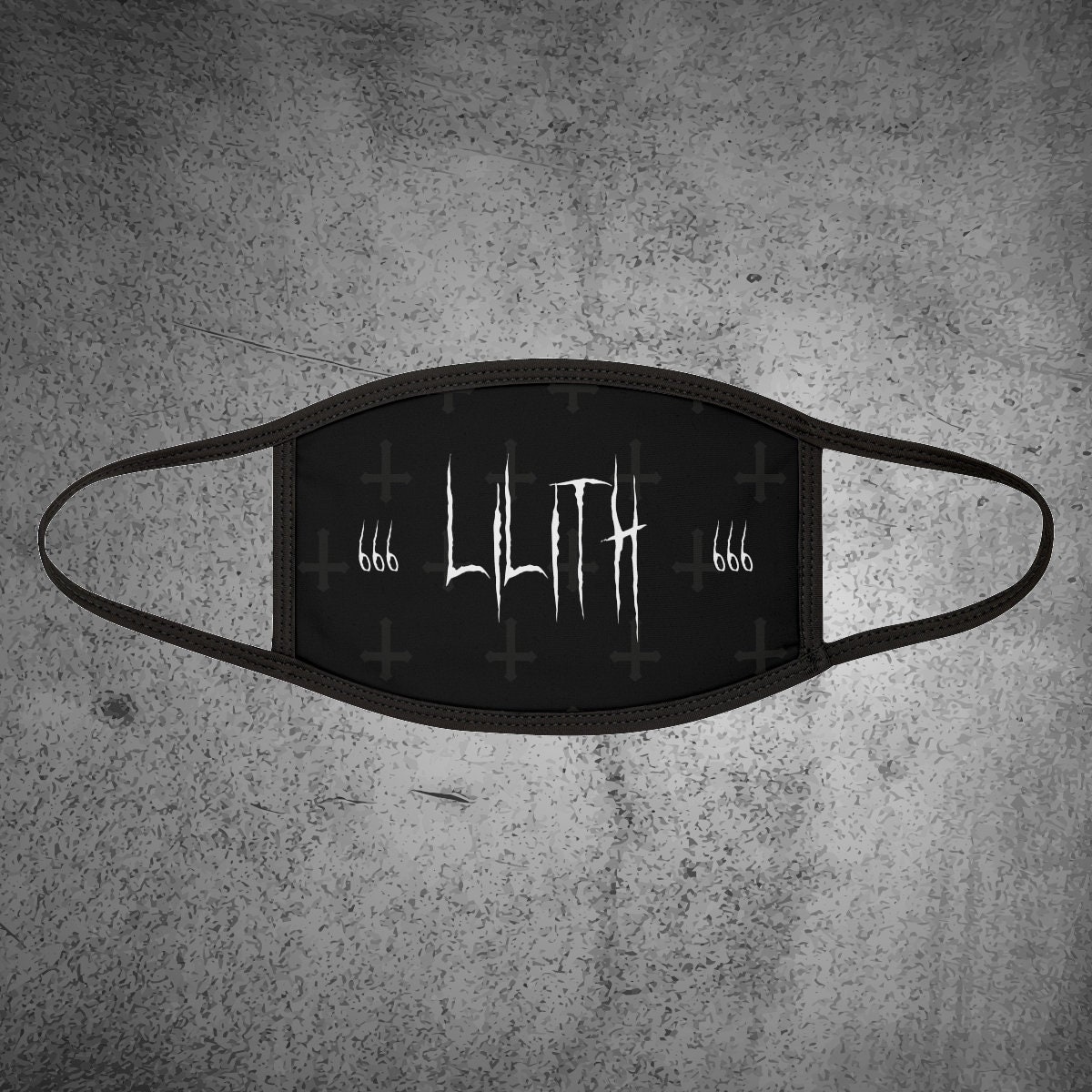 Satanic Mask Occult Symbols Face Mask Lilith Mask Hail - Etsy